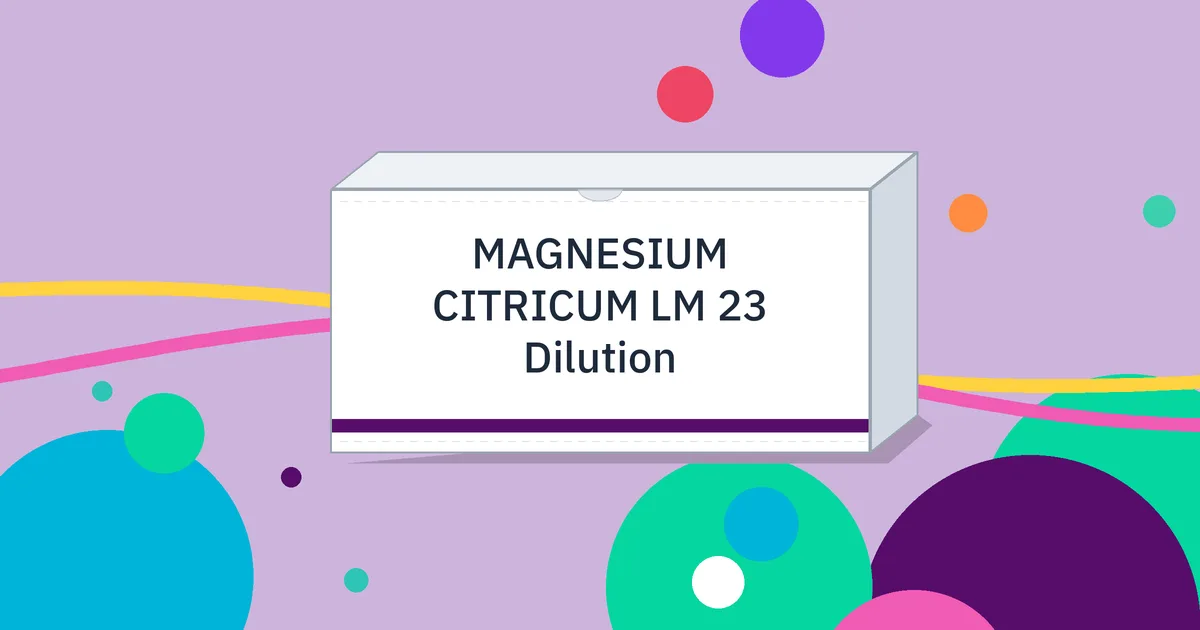 Symbolbild: Packung mit der Aufschrift MAGNESIUM CITRICUM LM 23 Dilution (PZN 13764822) – Verfügbarkeit und Bezug in Apotheken in Frankfurt am Main