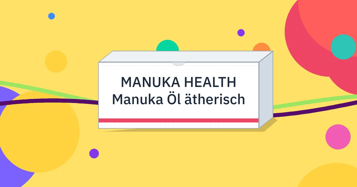Symbolbild: Packung mit der Aufschrift MANUKA HEALTH Manuka Öl ätherisch (PZN 15875069) – Verfügbarkeit und Bezug in Apotheken in Frankfurt am Main