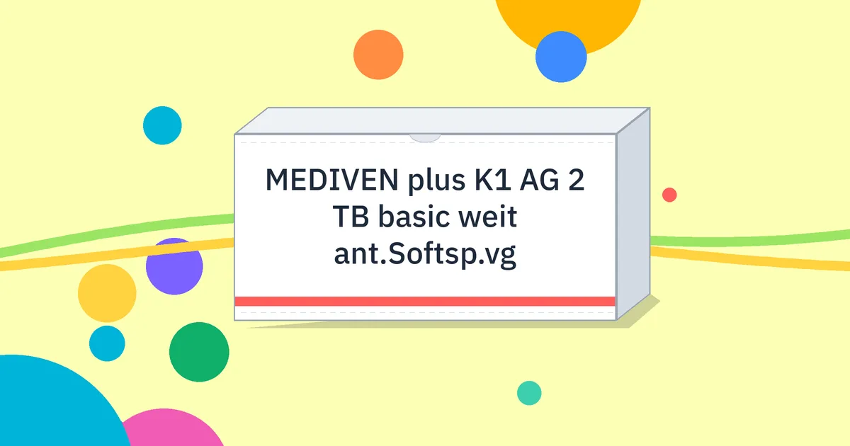 Symbolbild: Packung mit der Aufschrift MEDIVEN plus K1 AG 2 TB basic weit ant.Softsp.vg (PZN 15058407) – Verfügbarkeit und Bezug in Apotheken in Frankfurt am Main