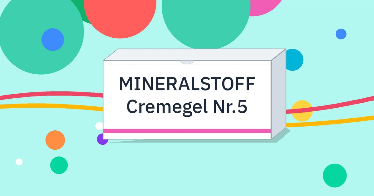 Symbolbild: Packung mit der Aufschrift MINERALSTOFF Cremegel Nr.5 (PZN 02732492) – Verfügbarkeit und Bezug in Apotheken in Frankfurt am Main