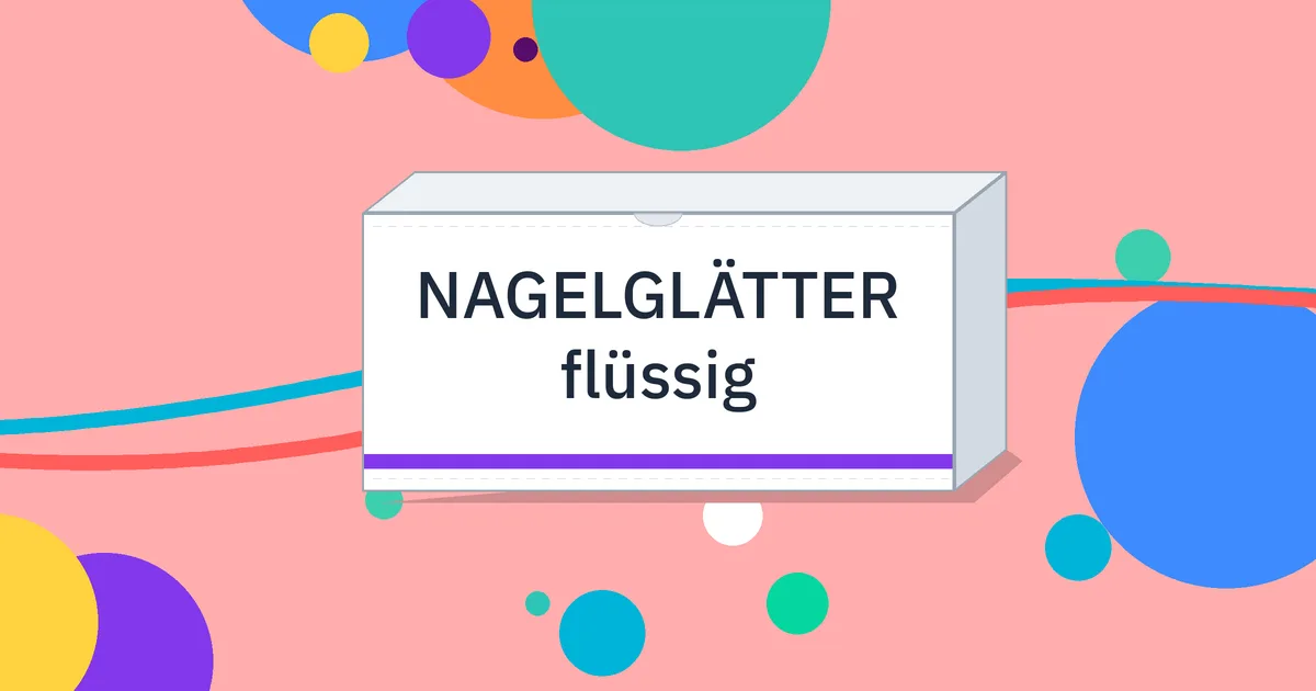 Symbolbild: Packung mit der Aufschrift NAGELGLÄTTER flüssig (PZN 06153590) – Verfügbarkeit und Bezug in Apotheken in Frankfurt am Main
