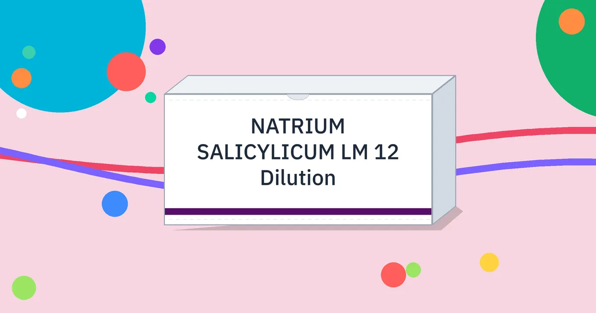 Symbolbild: Packung mit der Aufschrift NATRIUM SALICYLICUM LM 12 Dilution (PZN 09650886) – Verfügbarkeit und Bezug in Apotheken in Frankfurt am Main