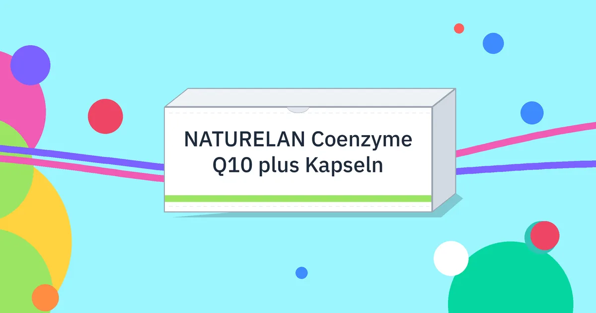 Symbolbild: Packung mit der Aufschrift NATURELAN Coenzyme Q10 plus Kapseln (PZN 19191480) – Verfügbarkeit und Bezug in Apotheken in Frankfurt am Main