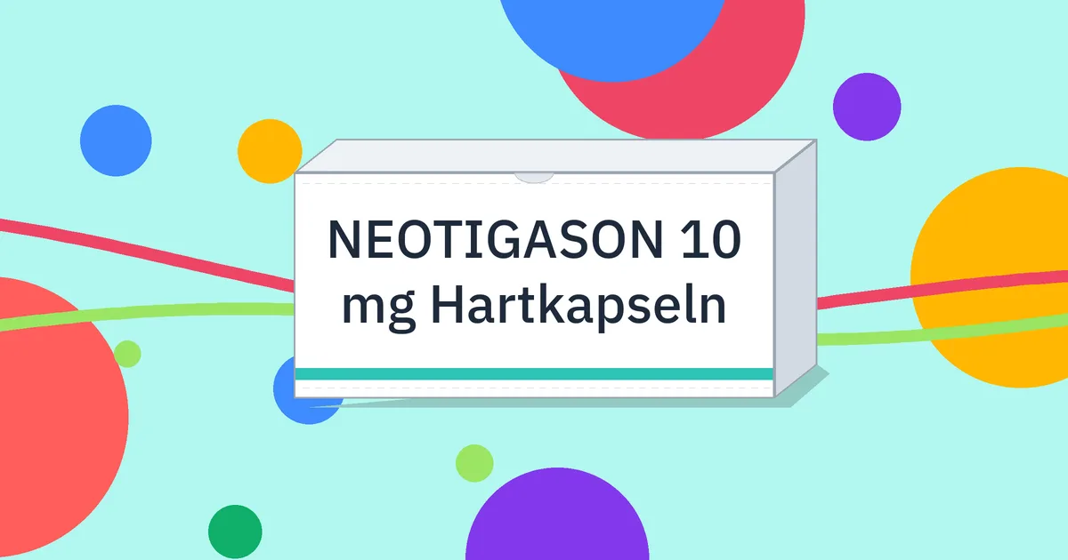 Symbolbild: Packung mit der Aufschrift NEOTIGASON 10 mg Hartkapseln (PZN 11533194) – Verfügbarkeit und Bezug in Apotheken in Frankfurt am Main