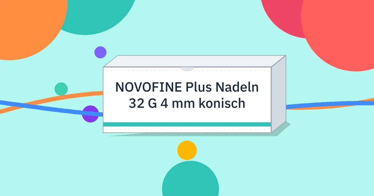 Symbolbild: Packung mit der Aufschrift NOVOFINE Plus Nadeln 32 G 4 mm konisch (PZN 20793072) – Verfügbarkeit und Bezug in Apotheken in Frankfurt am Main
