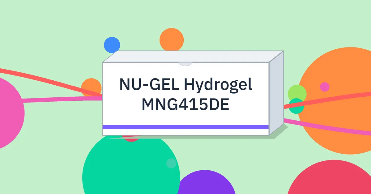 Symbolbild: Packung mit der Aufschrift NU-GEL Hydrogel MNG415DE (PZN 17922117) – Verfügbarkeit und Bezug in Apotheken in Frankfurt am Main