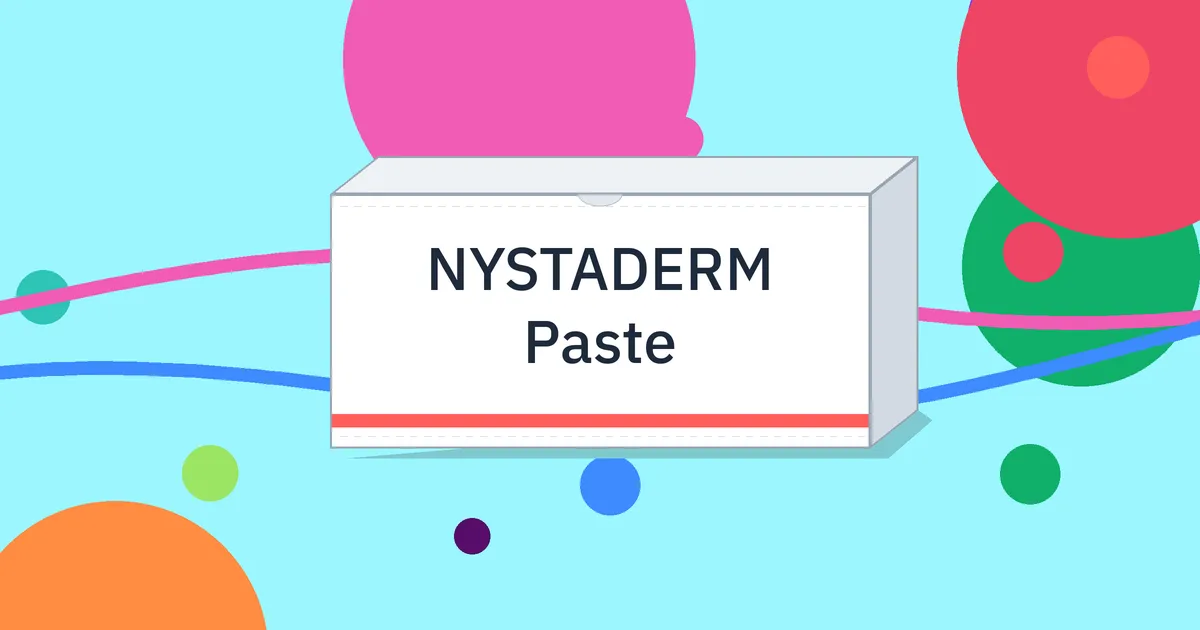 Symbolbild: Packung mit der Aufschrift NYSTADERM Paste (PZN 03936618) – Verfügbarkeit und Bezug in Apotheken in Frankfurt am Main