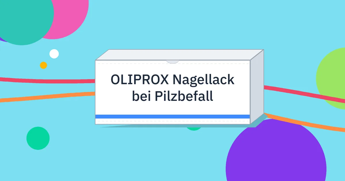 Symbolbild: Packung mit der Aufschrift OLIPROX Nagellack bei Pilzbefall (PZN 11191983) – Verfügbarkeit und Bezug in Apotheken in Frankfurt am Main