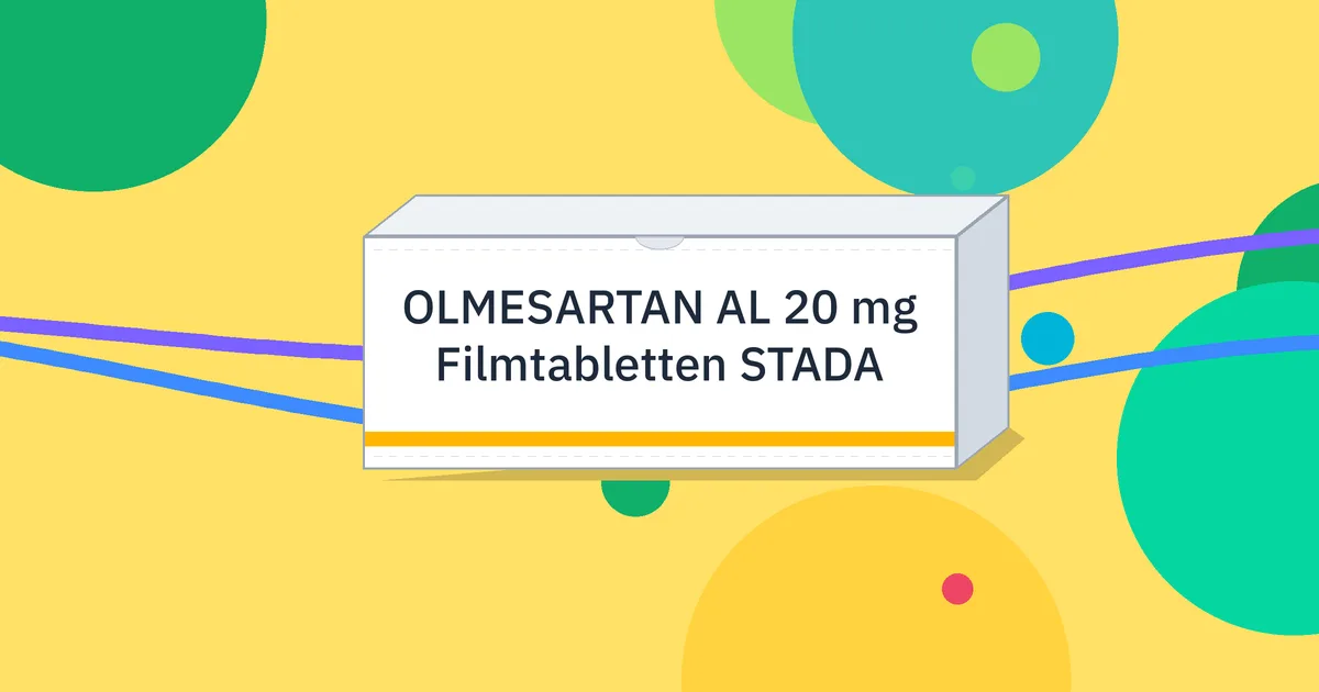 Symbolbild: Packung mit der Aufschrift OLMESARTAN AL 20 mg Filmtabletten STADA (PZN 19818878) – Verfügbarkeit und Bezug in Apotheken in Frankfurt am Main