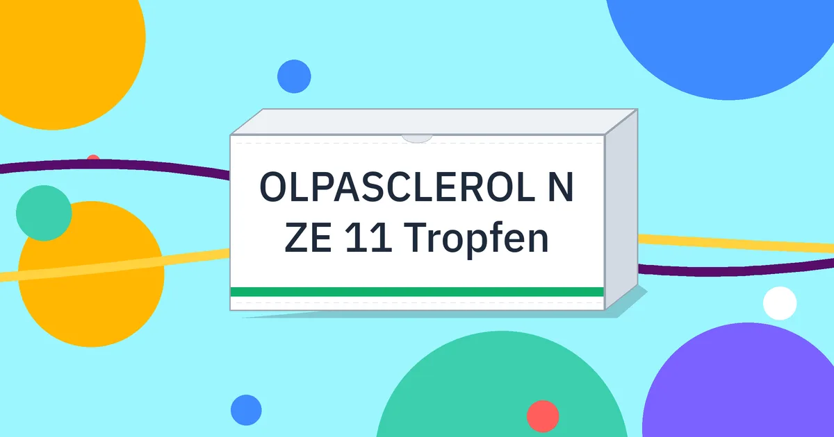 Symbolbild: Packung mit der Aufschrift OLPASCLEROL N ZE 11 Tropfen (PZN 07117509) – Verfügbarkeit und Bezug in Apotheken in Frankfurt am Main