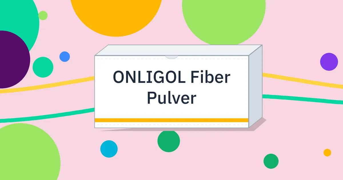 Symbolbild: Packung mit der Aufschrift ONLIGOL Fiber Pulver (PZN 19406638) – Verfügbarkeit und Bezug in Apotheken in Frankfurt am Main