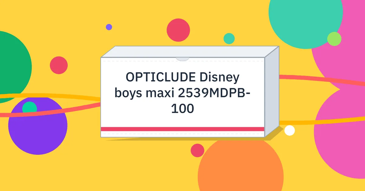 Symbolbild: Packung mit der Aufschrift OPTICLUDE Disney boys maxi 2539MDPB-100 (PZN 07588427) – Verfügbarkeit und Bezug in Apotheken in Frankfurt am Main