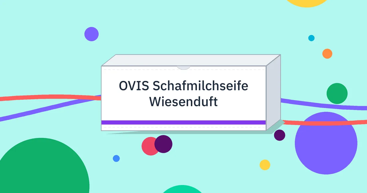 Symbolbild: Packung mit der Aufschrift OVIS Schafmilchseife Wiesenduft (PZN 09731142) – Verfügbarkeit und Bezug in Apotheken in Frankfurt am Main