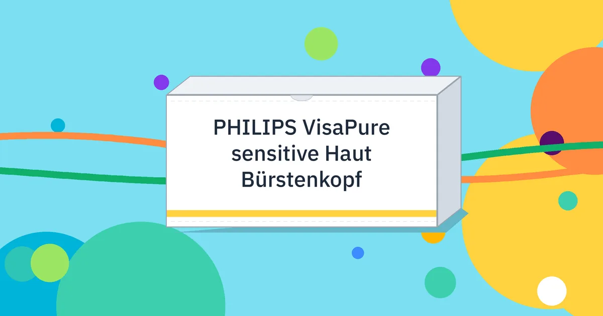 Symbolbild: Packung mit der Aufschrift PHILIPS VisaPure sensitive Haut Bürstenkopf (PZN 01626115) – Verfügbarkeit und Bezug in Apotheken in Frankfurt am Main