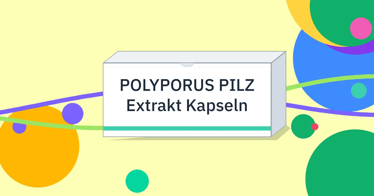 Symbolbild: Packung mit der Aufschrift POLYPORUS PILZ Extrakt Kapseln (PZN 10310138) – Verfügbarkeit und Bezug in Apotheken in Frankfurt am Main