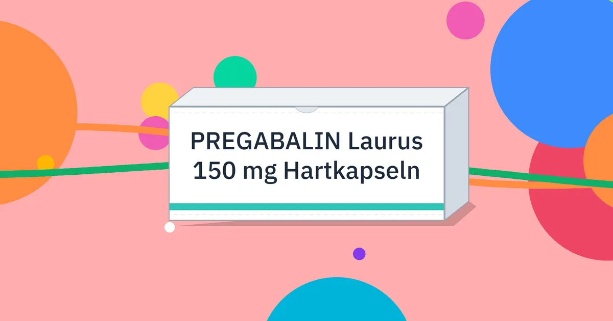 Symbolbild: Packung mit der Aufschrift PREGABALIN Laurus 150 mg Hartkapseln (PZN 16240686) – Verfügbarkeit und Bezug in Apotheken in Frankfurt am Main