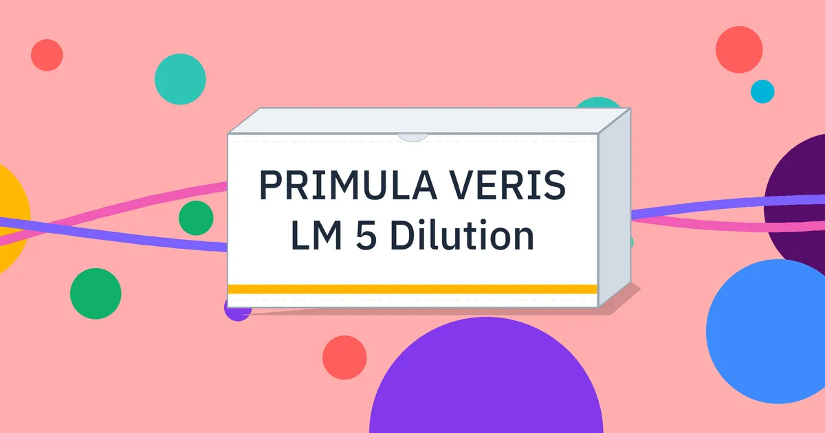 Symbolbild: Packung mit der Aufschrift PRIMULA VERIS LM 5 Dilution (PZN 13667409) – Verfügbarkeit und Bezug in Apotheken in Frankfurt am Main