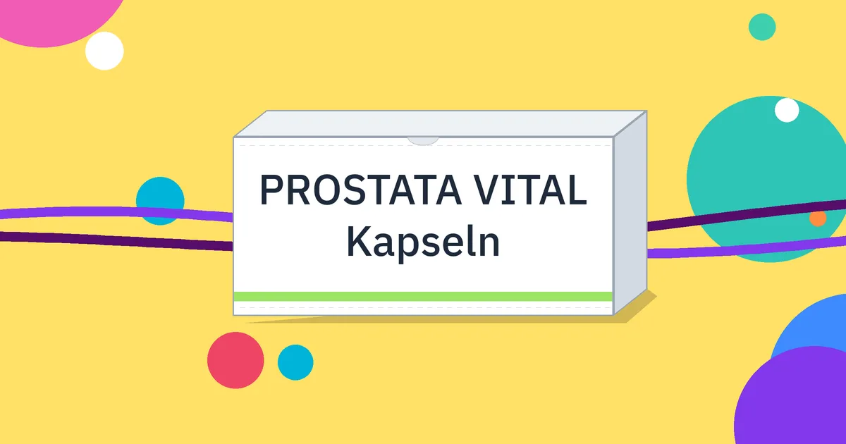 Symbolbild: Packung mit der Aufschrift PROSTATA VITAL Kapseln (PZN 20385999) – Verfügbarkeit und Bezug in Apotheken in Frankfurt am Main