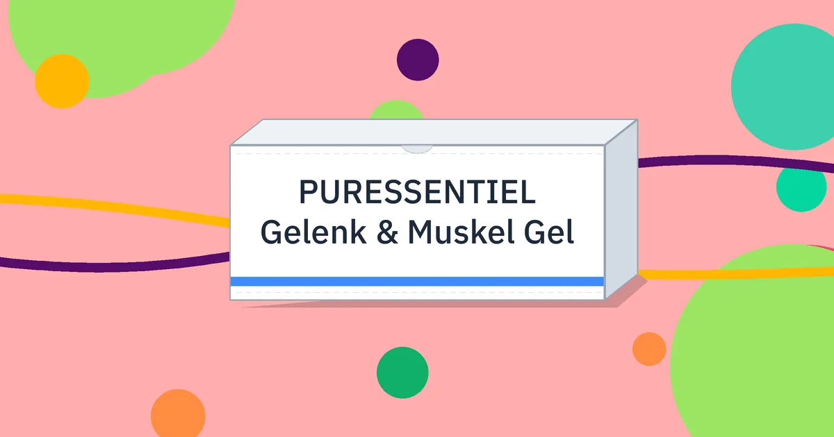 Symbolbild: Packung mit der Aufschrift PURESSENTIEL Gelenk & Muskel Gel (PZN 16021760) – Verfügbarkeit und Bezug in Apotheken in Frankfurt am Main