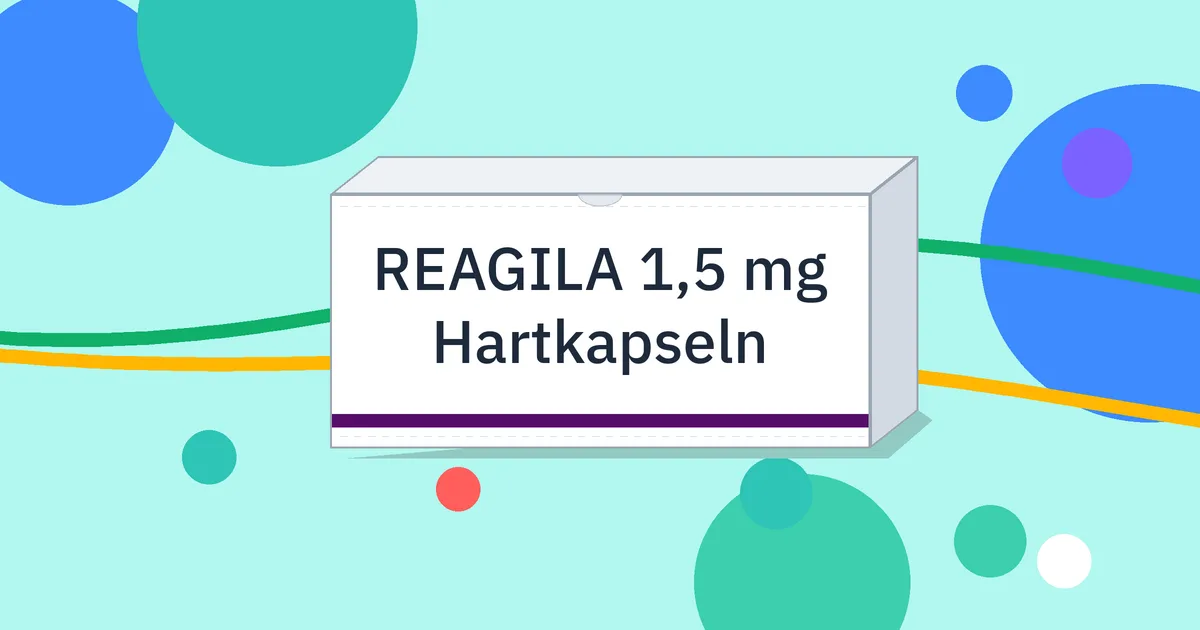 Symbolbild: Packung mit der Aufschrift REAGILA 1,5 mg Hartkapseln (PZN 19871476) – Verfügbarkeit und Bezug in Apotheken in Frankfurt am Main