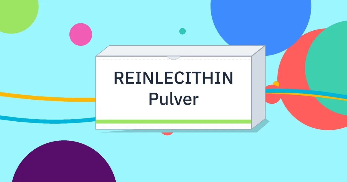 Symbolbild: Packung mit der Aufschrift REINLECITHIN Pulver (PZN 09090915) – Verfügbarkeit und Bezug in Apotheken in Frankfurt am Main
