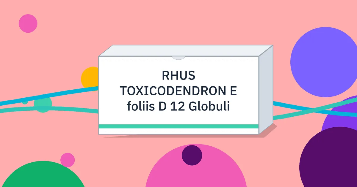 Symbolbild: Packung mit der Aufschrift RHUS TOXICODENDRON E foliis D 12 Globuli (PZN 08787382) – Verfügbarkeit und Bezug in Apotheken in Frankfurt am Main