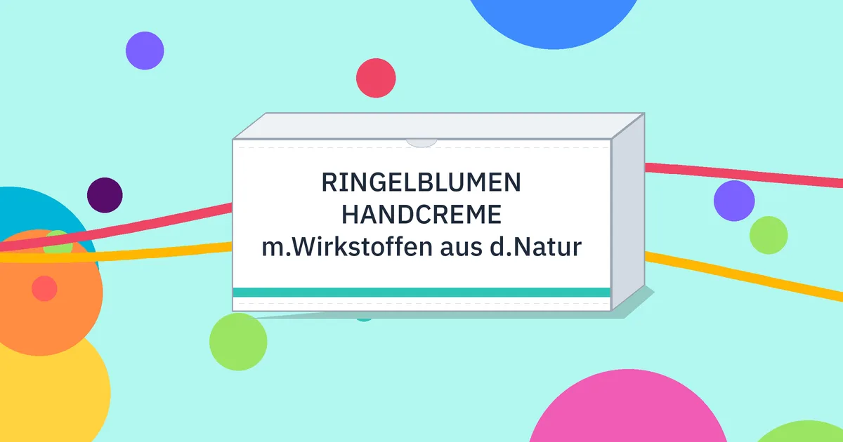 Symbolbild: Packung mit der Aufschrift RINGELBLUMEN HANDCREME m.Wirkstoffen aus d.Natur (PZN 17370830) – Verfügbarkeit und Bezug in Apotheken in Frankfurt am Main