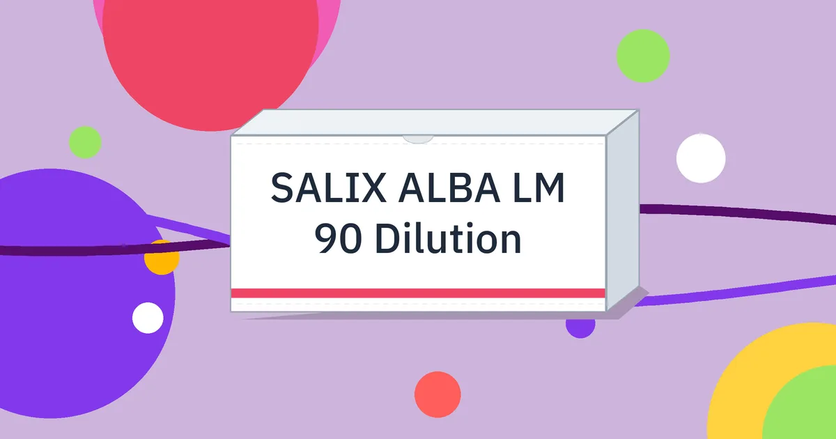 Symbolbild: Packung mit der Aufschrift SALIX ALBA LM 90 Dilution (PZN 13177929) – Verfügbarkeit und Bezug in Apotheken in Frankfurt am Main