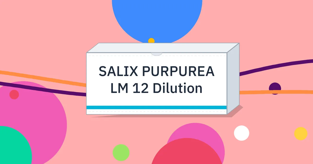 Symbolbild: Packung mit der Aufschrift SALIX PURPUREA LM 12 Dilution (PZN 13178573) – Verfügbarkeit und Bezug in Apotheken in Frankfurt am Main