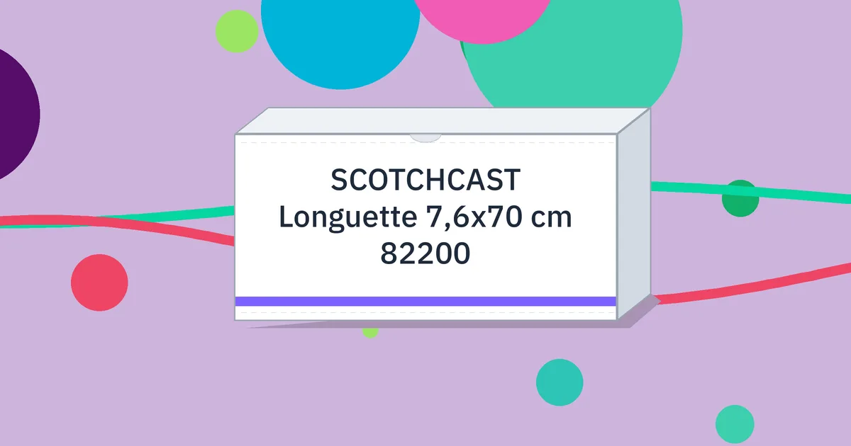 Symbolbild: Packung mit der Aufschrift SCOTCHCAST Longuette 7,6x70 cm 82200 (PZN 02697637) – Verfügbarkeit und Bezug in Apotheken in Frankfurt am Main