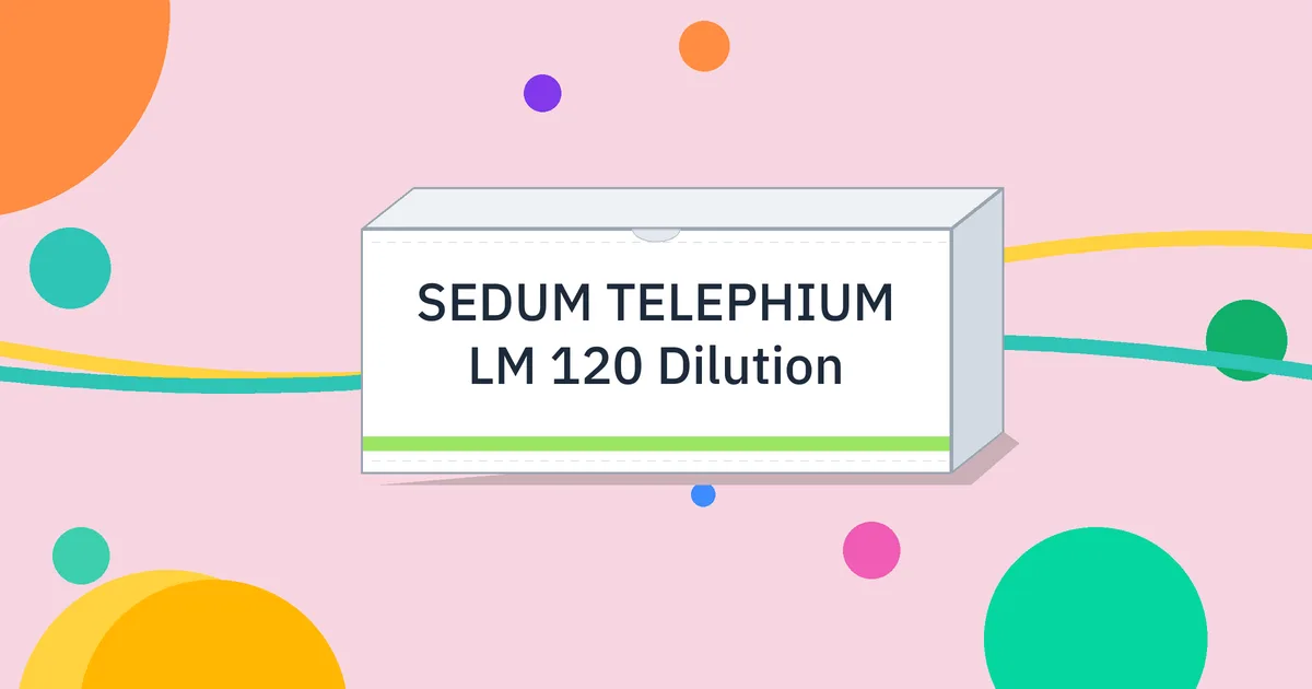 Symbolbild: Packung mit der Aufschrift SEDUM TELEPHIUM LM 120 Dilution (PZN 13694441) – Verfügbarkeit und Bezug in Apotheken in Frankfurt am Main