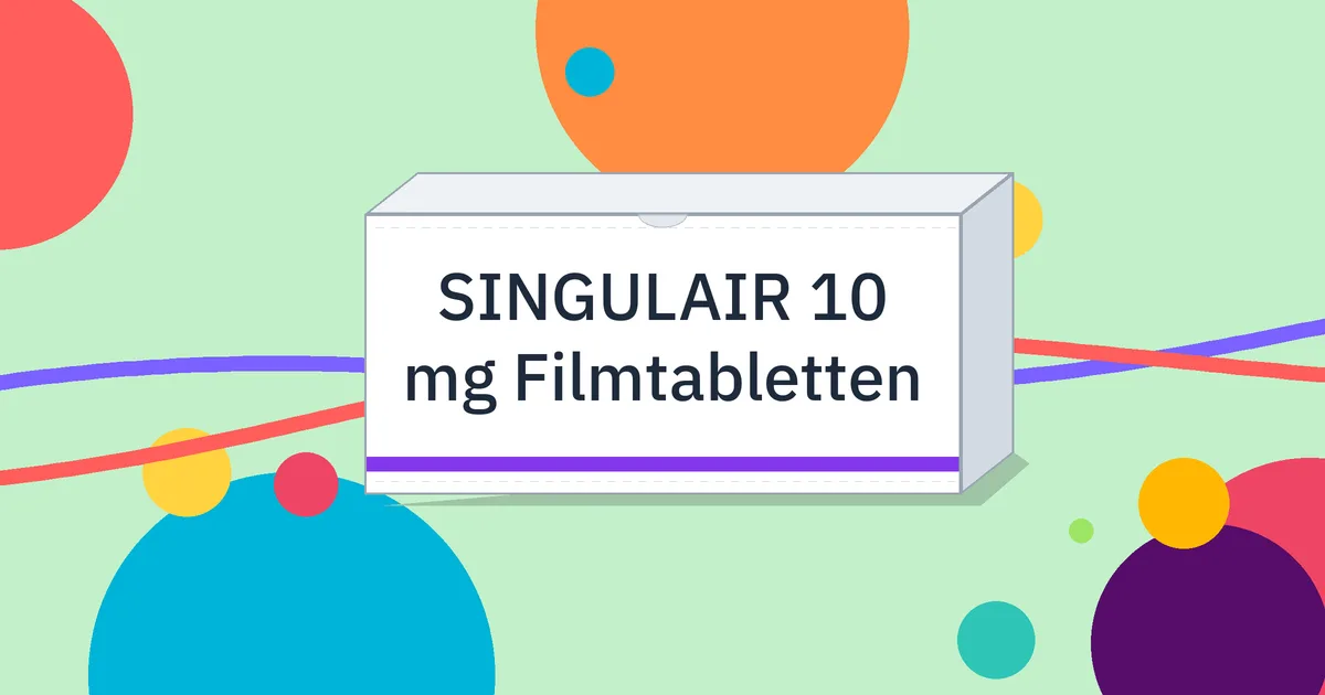 Symbolbild: Packung mit der Aufschrift SINGULAIR 10 mg Filmtabletten (PZN 09166825) – Verfügbarkeit und Bezug in Apotheken in Frankfurt am Main