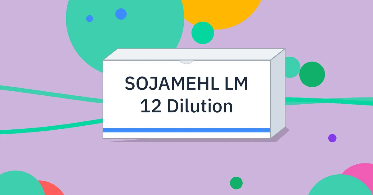 Symbolbild: Packung mit der Aufschrift SOJAMEHL LM 12 Dilution (PZN 13680858) – Verfügbarkeit und Bezug in Apotheken in Frankfurt am Main