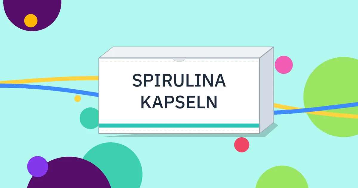 Symbolbild: Packung mit der Aufschrift SPIRULINA KAPSELN (PZN 18665993) – Verfügbarkeit und Bezug in Apotheken in Frankfurt am Main