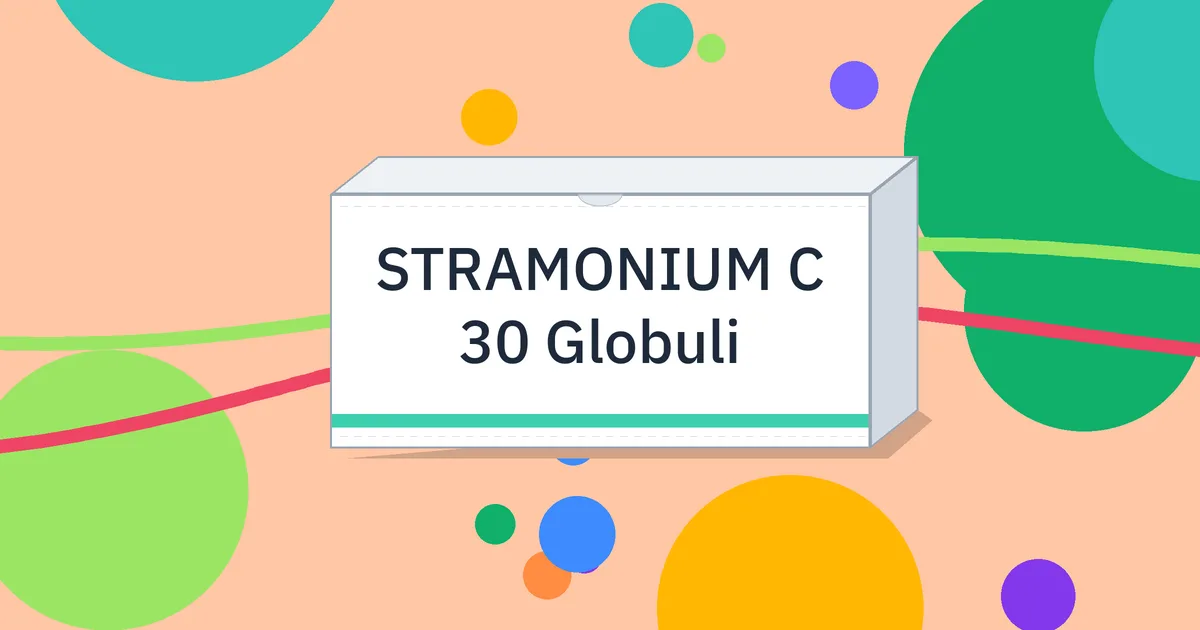 Symbolbild: Packung mit der Aufschrift STRAMONIUM C 30 Globuli (PZN 02932038) – Verfügbarkeit und Bezug in Apotheken in Frankfurt am Main