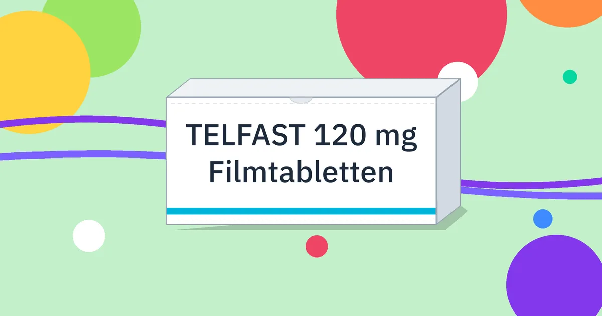 Symbolbild: Packung mit der Aufschrift TELFAST 120 mg Filmtabletten (PZN 08540291) – Verfügbarkeit und Bezug in Apotheken in Frankfurt am Main