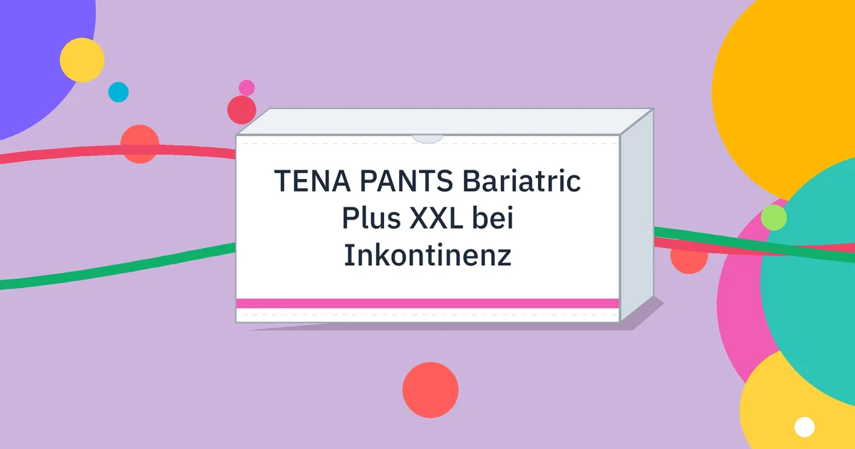 Symbolbild: Packung mit der Aufschrift TENA PANTS Bariatric Plus XXL bei Inkontinenz (PZN 14061531) – Verfügbarkeit und Bezug in Apotheken in Frankfurt am Main