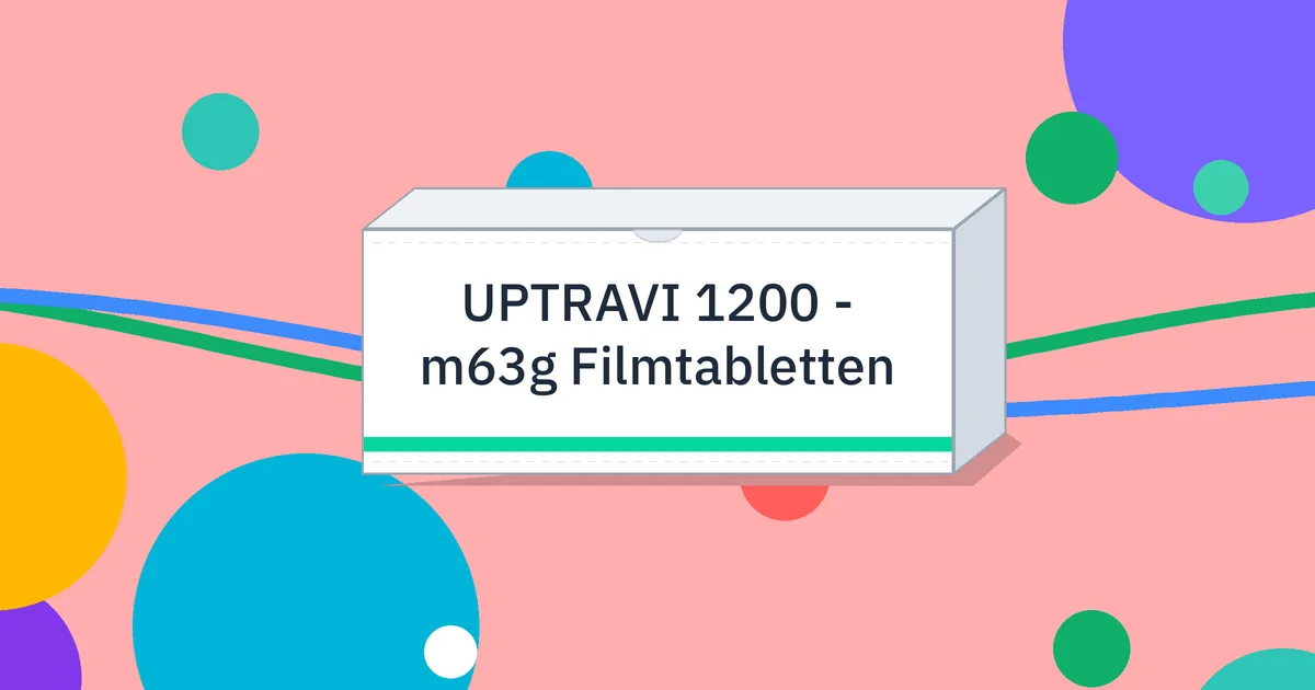 Symbolbild: Packung mit der Aufschrift UPTRAVI 1200 -m63g Filmtabletten (PZN 11579291) – Verfügbarkeit und Bezug in Apotheken in Frankfurt am Main