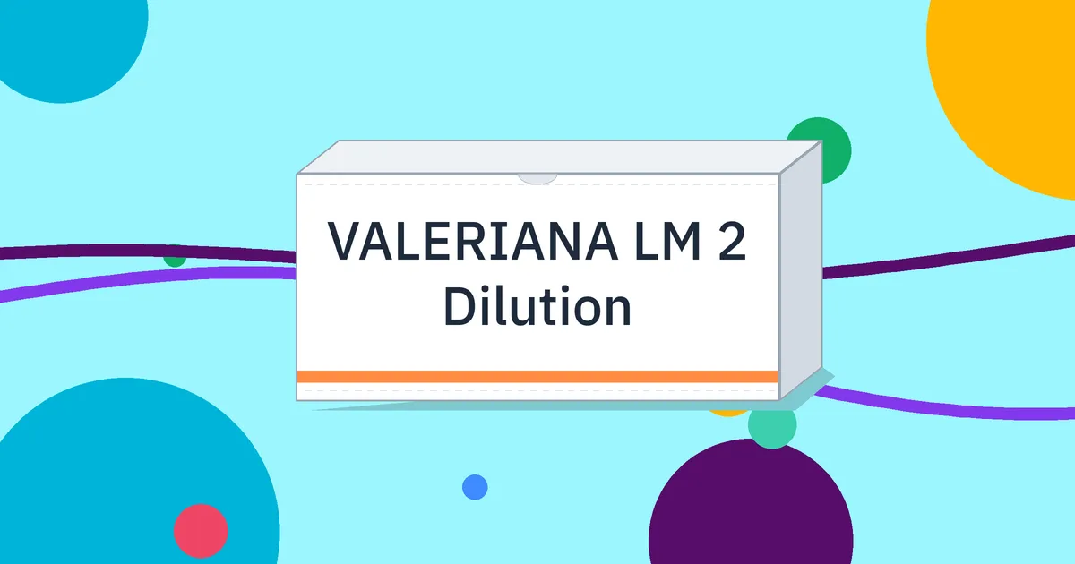 Symbolbild: Packung mit der Aufschrift VALERIANA LM 2 Dilution (PZN 13261392) – Verfügbarkeit und Bezug in Apotheken in Frankfurt am Main