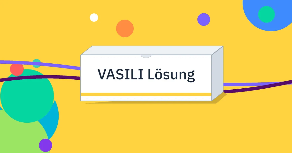 Symbolbild: Packung mit der Aufschrift VASILI Lösung (PZN 05022791) – Verfügbarkeit und Bezug in Apotheken in Frankfurt am Main