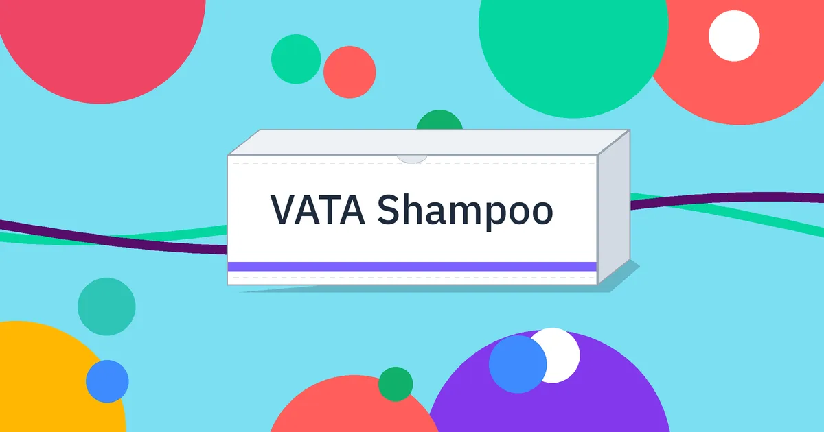 Symbolbild: Packung mit der Aufschrift VATA Shampoo (PZN 01668898) – Verfügbarkeit und Bezug in Apotheken in Frankfurt am Main