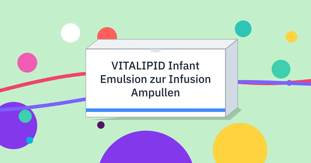 Symbolbild: Packung mit der Aufschrift VITALIPID Infant Emulsion zur Infusion Ampullen (PZN 04836818) – Verfügbarkeit und Bezug in Apotheken in Frankfurt am Main