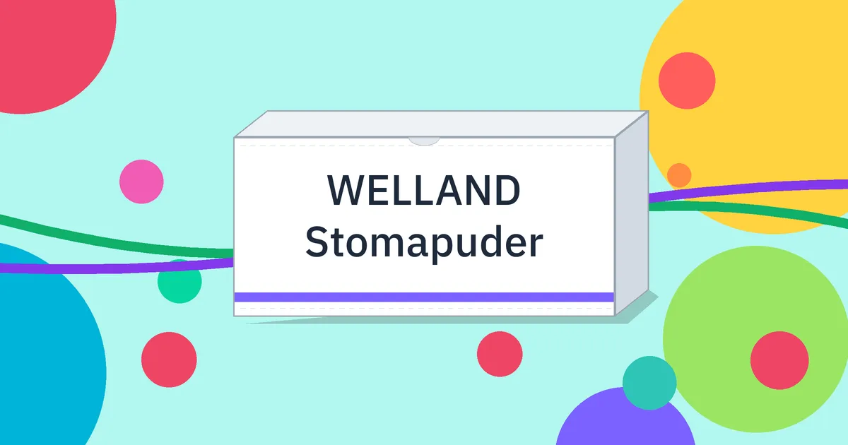 Symbolbild: Packung mit der Aufschrift WELLAND Stomapuder (PZN 10146578) – Verfügbarkeit und Bezug in Apotheken in Frankfurt am Main