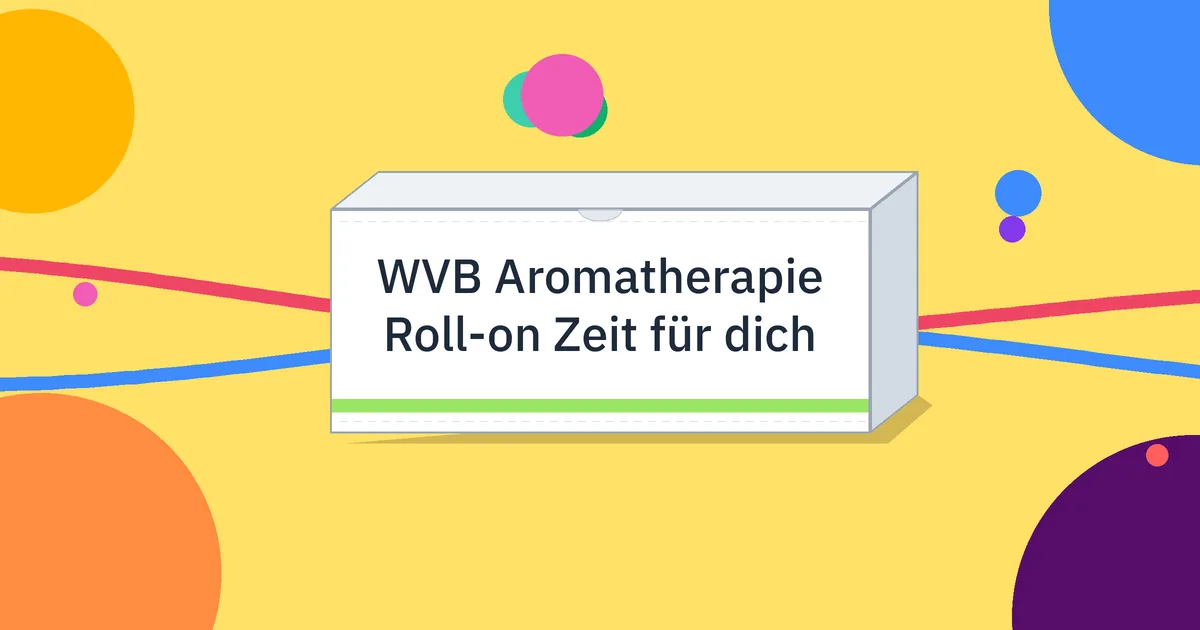 Symbolbild: Packung mit der Aufschrift WVB Aromatherapie Roll-on Zeit für dich (PZN 17164220) – Verfügbarkeit und Bezug in Apotheken in Frankfurt am Main