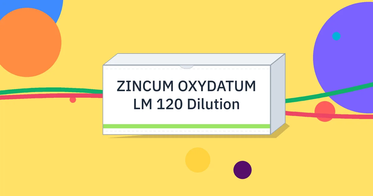 Symbolbild: Packung mit der Aufschrift ZINCUM OXYDATUM LM 120 Dilution (PZN 13297148) – Verfügbarkeit und Bezug in Apotheken in Frankfurt am Main