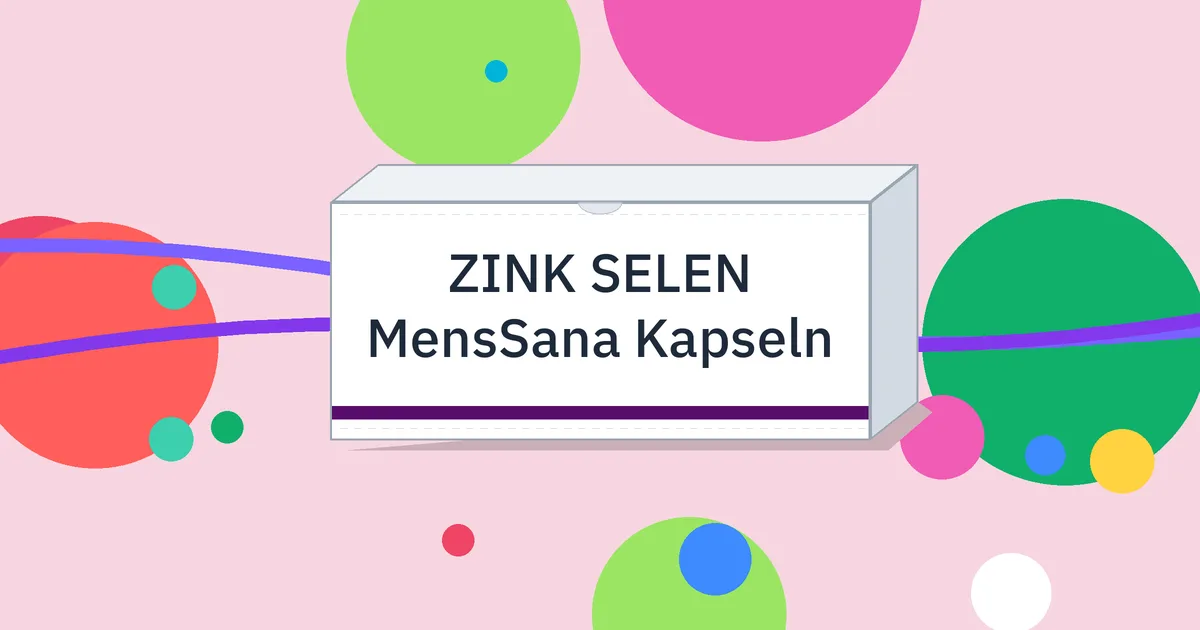 Symbolbild: Packung mit der Aufschrift ZINK SELEN MensSana Kapseln (PZN 09888777) – Verfügbarkeit und Bezug in Apotheken in Frankfurt am Main