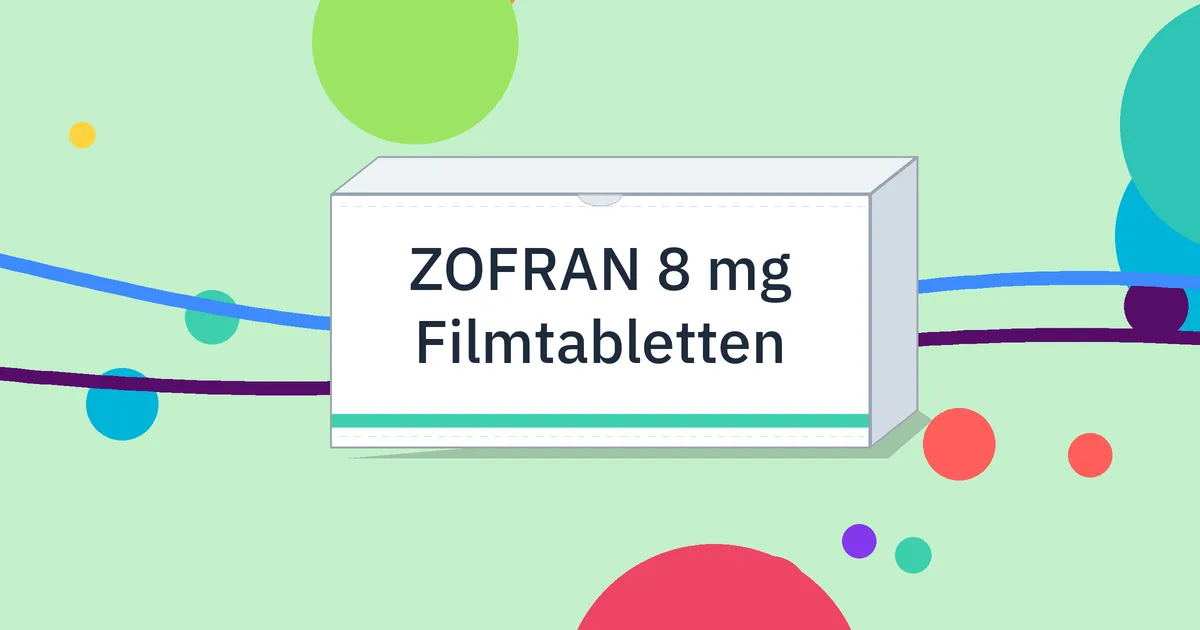 Symbolbild: Packung mit der Aufschrift ZOFRAN 8 mg Filmtabletten (PZN 07276975) – Verfügbarkeit und Bezug in Apotheken in Frankfurt am Main