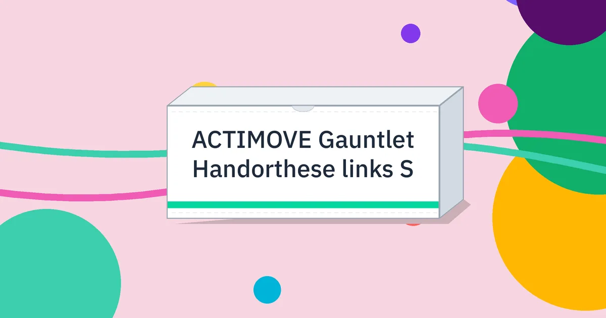 Symbolbild: Packung mit der Aufschrift ACTIMOVE Gauntlet Handorthese links S (PZN 04880920) – Verfügbarkeit und Bezug in Apotheken in Frankfurt am Main