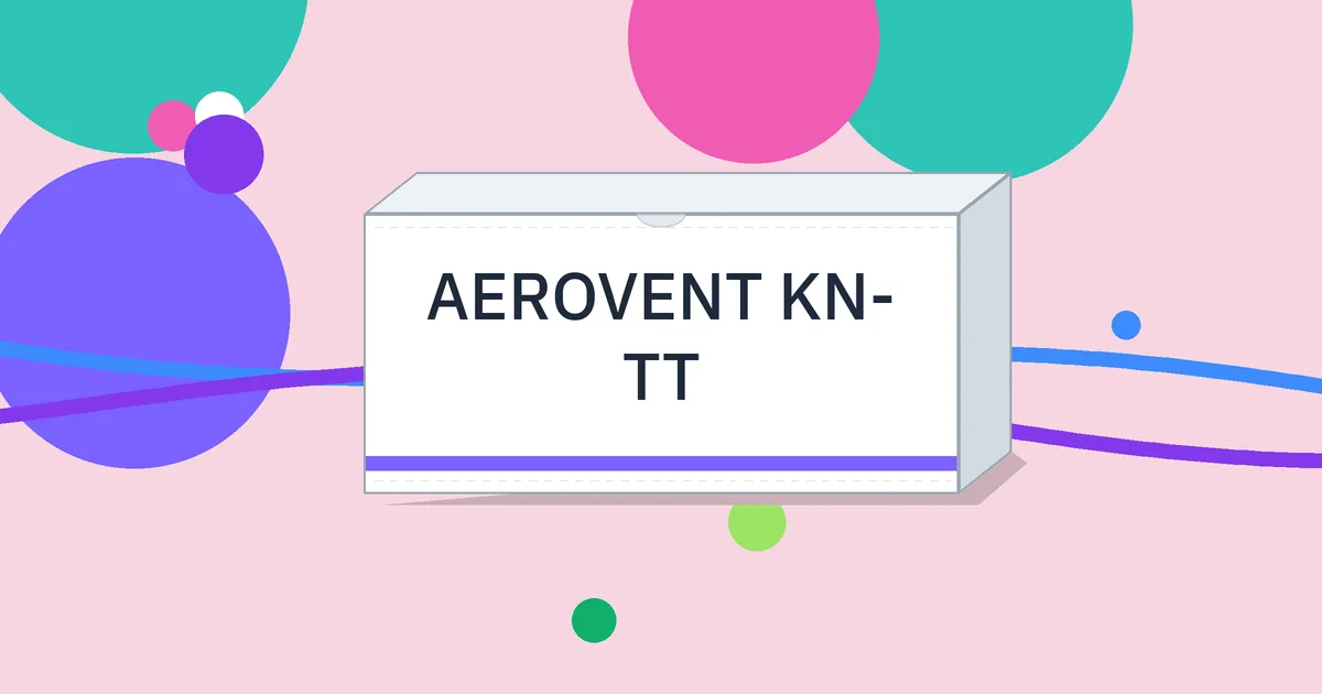 Symbolbild: Packung mit der Aufschrift AEROVENT KN-TT (PZN 07515894) – Verfügbarkeit und Bezug in Apotheken in Frankfurt am Main