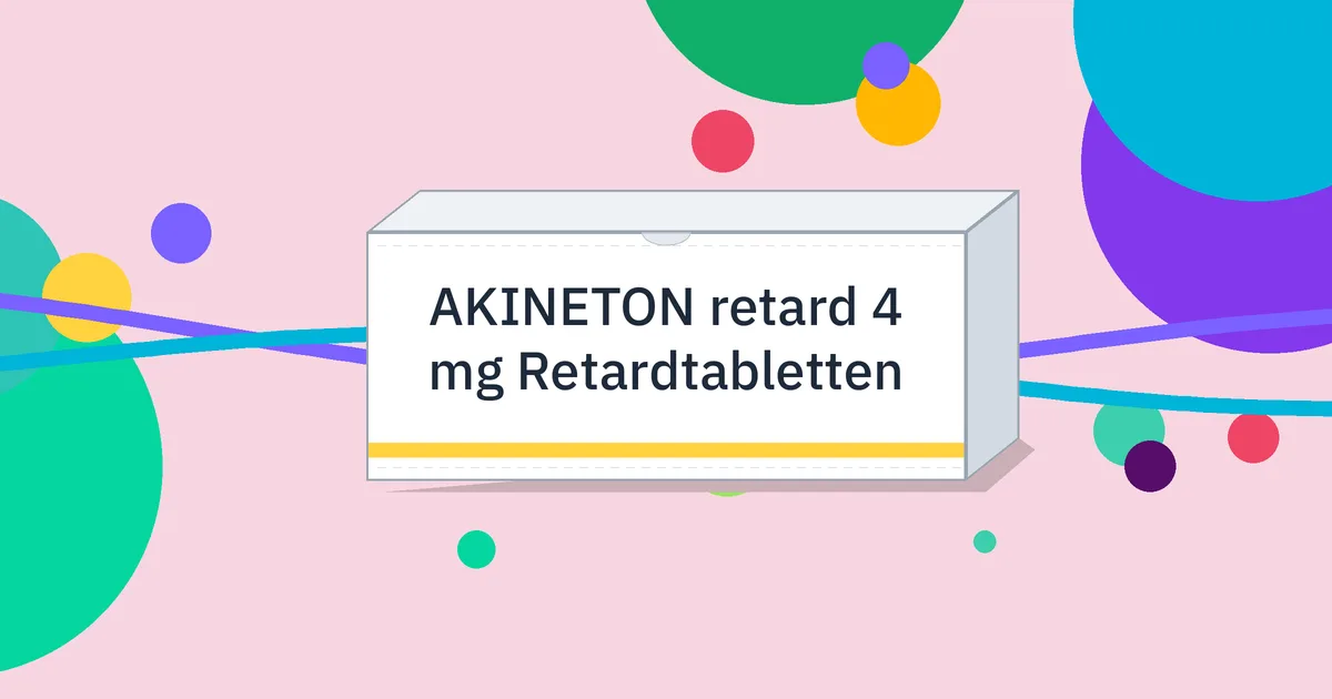 Symbolbild: Packung mit der Aufschrift AKINETON retard 4 mg Retardtabletten (PZN 02033067) – Verfügbarkeit und Bezug in Apotheken in Frankfurt am Main